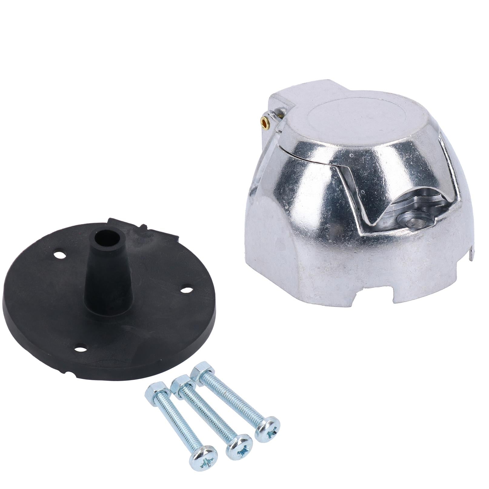 Tow Bar Electrics Socket 7 pin N Type METAL Trailers or Caravans & Gas ...