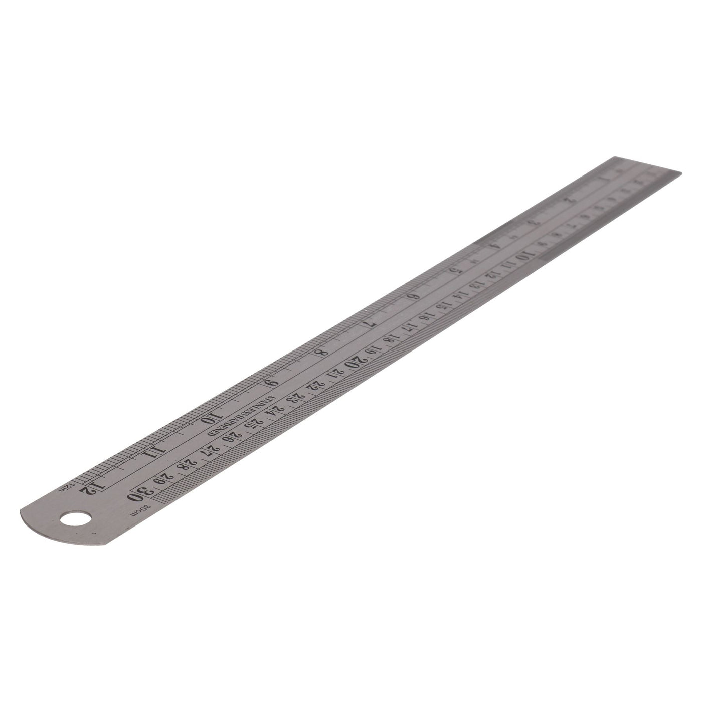 12" Stainless Steel Measuring Ruler Metric Imperial Measurements Measu ...