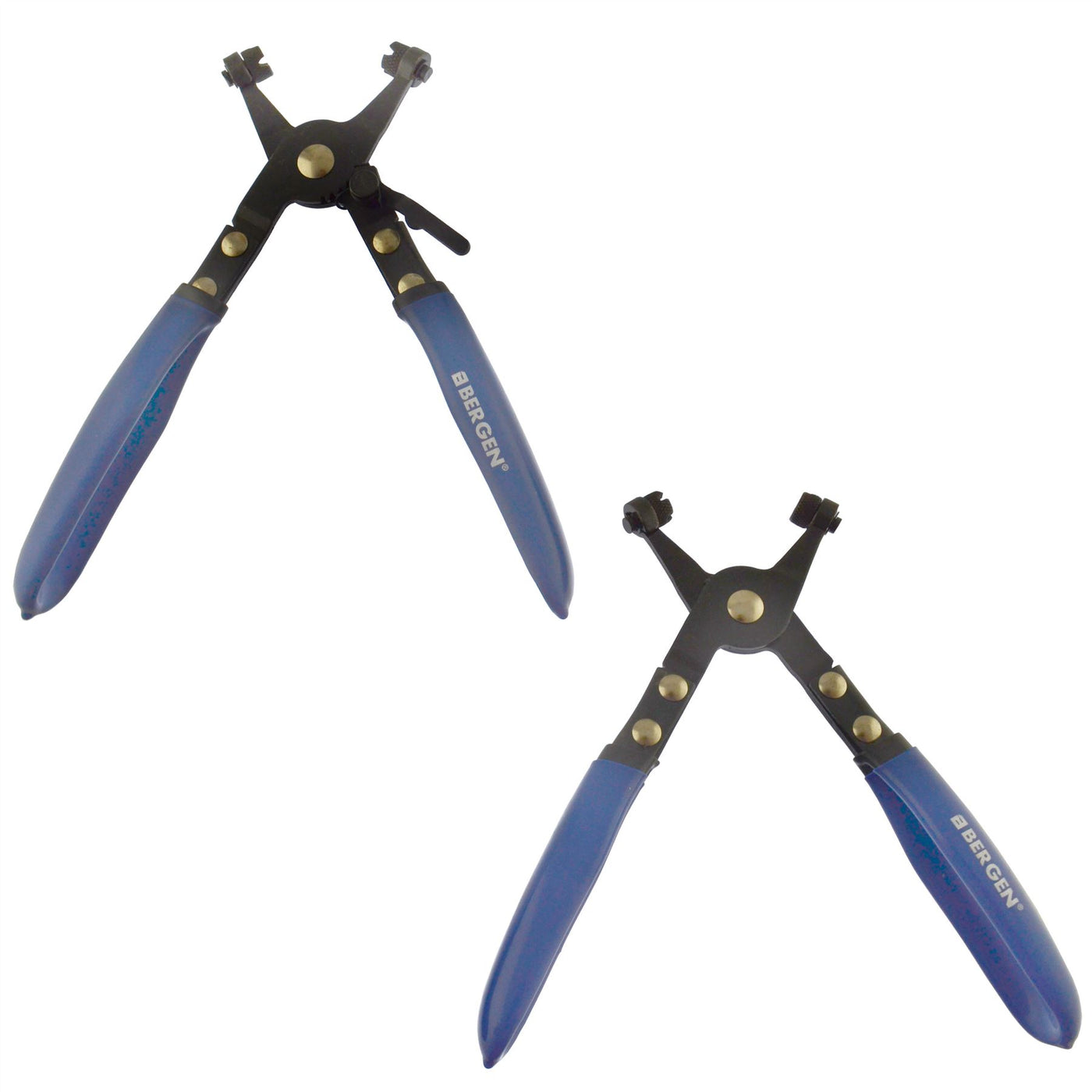 Hose Clamp Pliers Set 2 pc Removal Installation of Constant Tension Ty ...