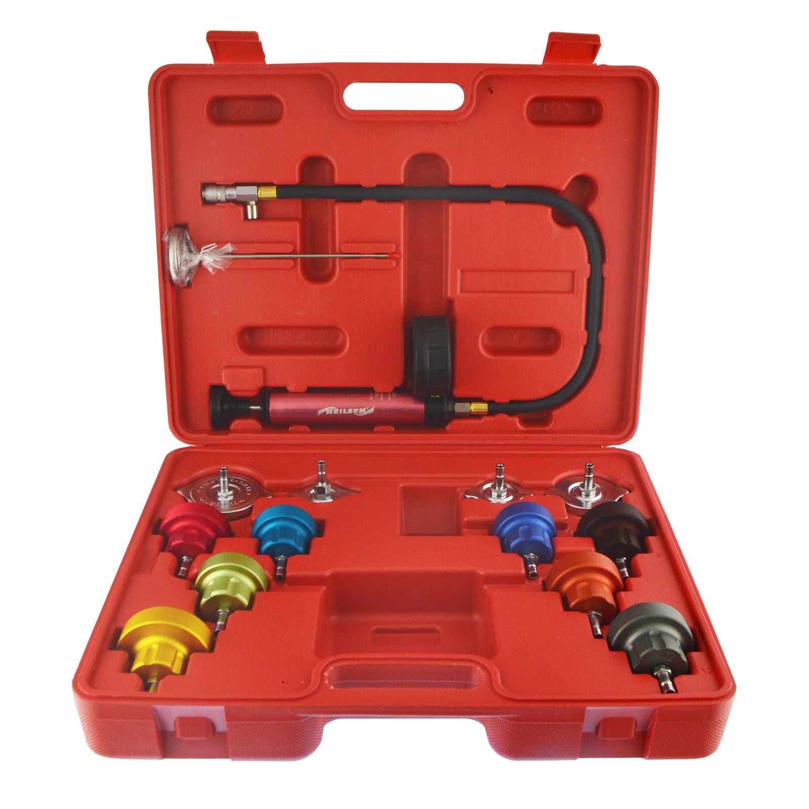 Radiator Pressure Tester Temperature Kit Cooling System Test Detector ...