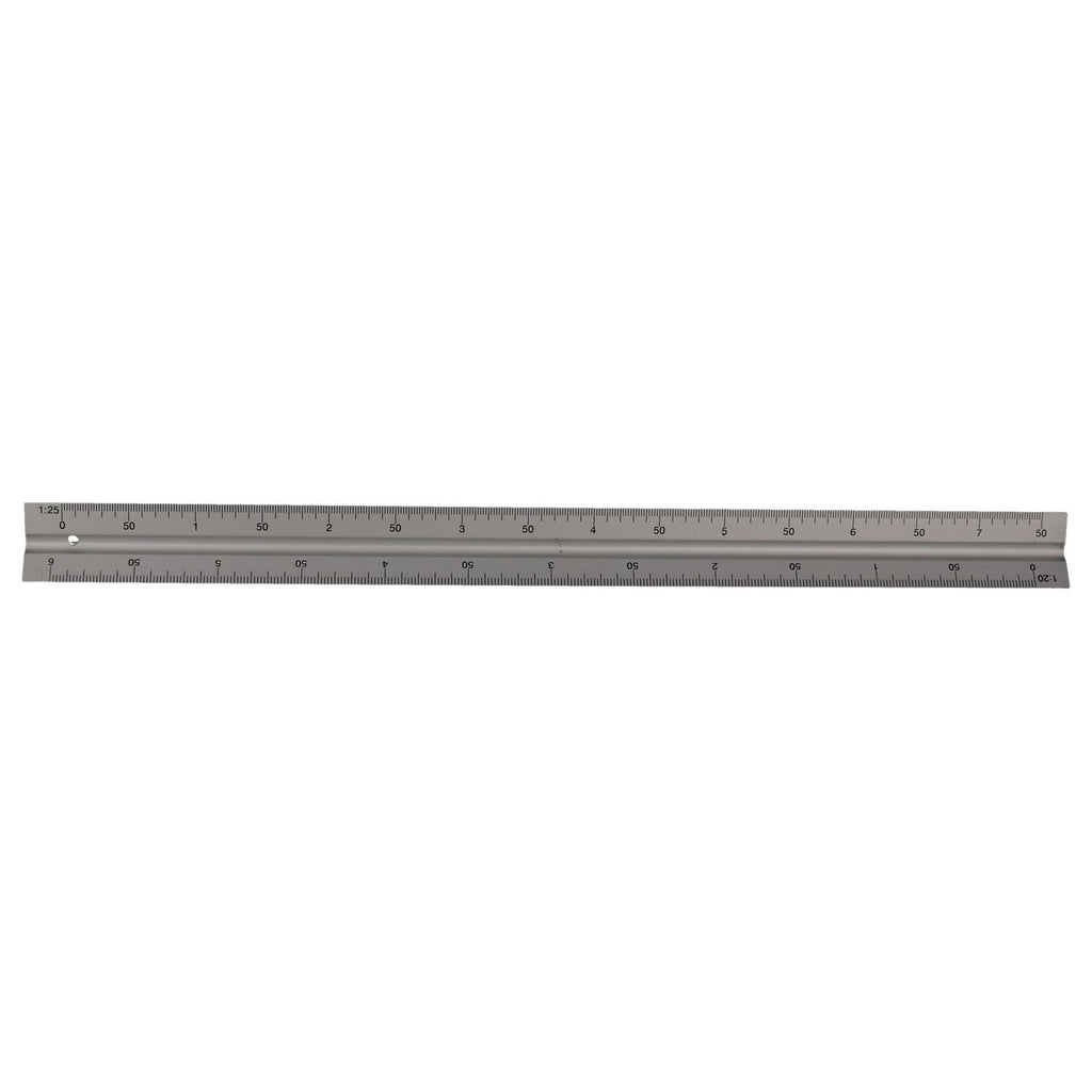 12" Triangular Scale Ruler Aluminium Scale Engineer Architect Technica ...