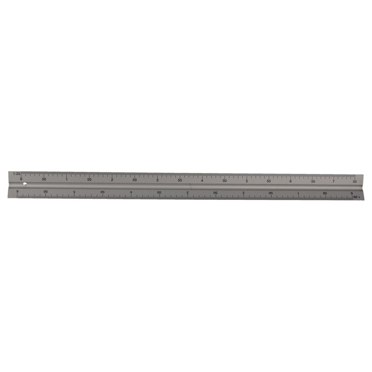 12" Triangular Scale Ruler Aluminium Scale Engineer Architect Technica ...