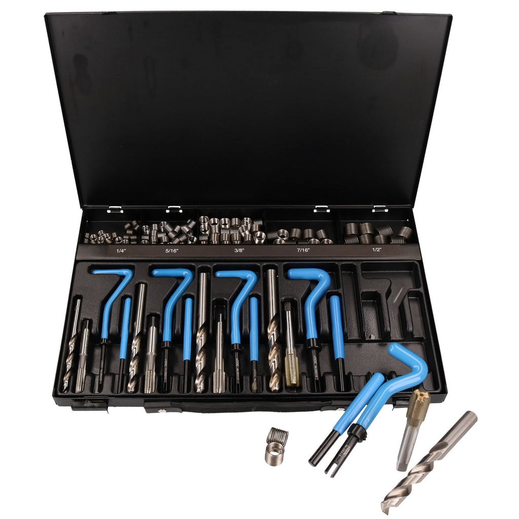 Whitworth V-Coil Thread Repair Cutter Kit Helicoil Damaged Threads 1/4 ...